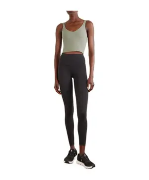 Lululemon V-neck Cropped Athletic Tank Top
