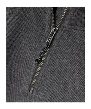 Lululemon Cropped Waffle-knit Half-zip Sweater