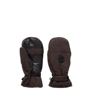YVES SALOMON Insulated Ski Mittens - Black