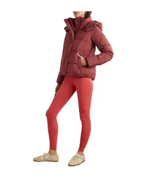 Lululemon Down Jacket With Hood And Drawstring Hem