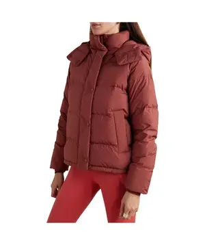 Lululemon Down Jacket With Hood And Drawstring Hem