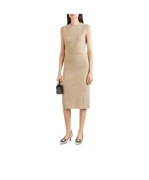 Manolo Blahnik Buckle Leather Trimmed Pumps