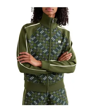 WALES BONNER Embroidered Stripes Jacquard-knit Track Jacket