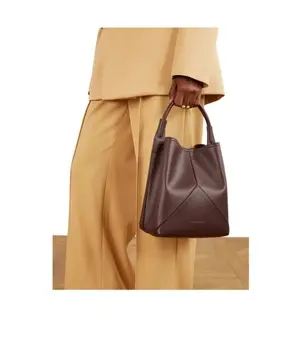Victoria Beckham Solid Color Bucket Bag