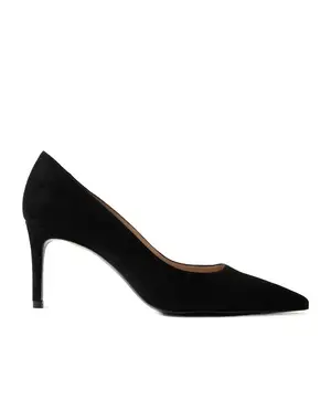 STUART WEITZMAN Suede High-heel Pumps - Black