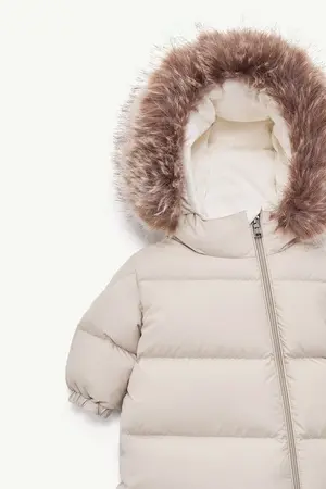 Moncler Yorick Hooded Down Snowsuit With Detachable Fur Trim