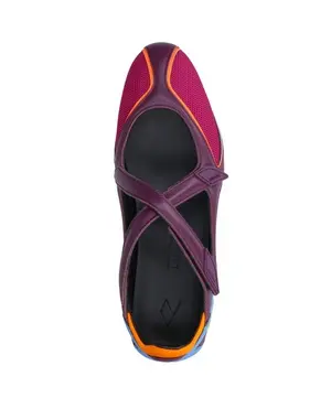 Attico Cutout Strap Flat Shoes