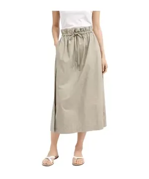 Liu Jo Gathered Waist Midi Skirt