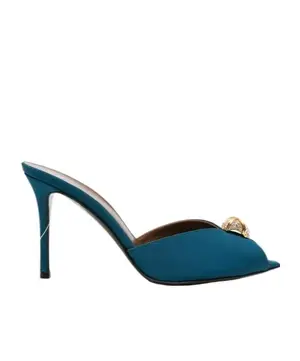 GIUSEPPE ZANOTTI Crystal-embellished Peep-toe Sandals - Bue