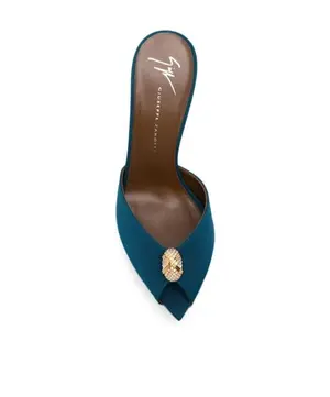 GIUSEPPE ZANOTTI Crystal-embellished Peep-toe Sandals