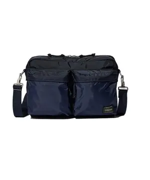 PORTER-YOSHIDA  CO Force Small Zipper Shoulder Bag - Black
