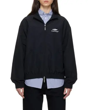 Balenciaga Embroidered-logo Sports Jacket