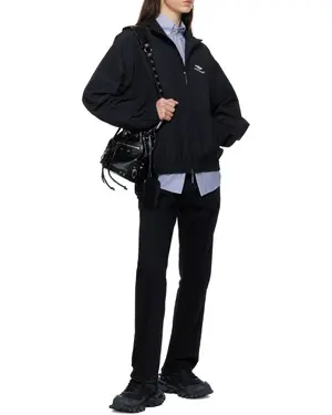 Balenciaga Embroidered-logo Sports Jacket