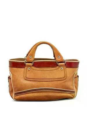 Celine Boogie Leather Tote Bag - Brown