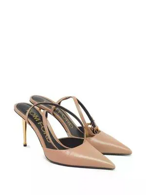 TOM FORD Padlock Wrap-around Pumps