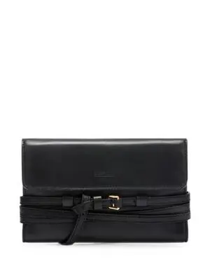 Moschino Buckle-detail Wallet - Black