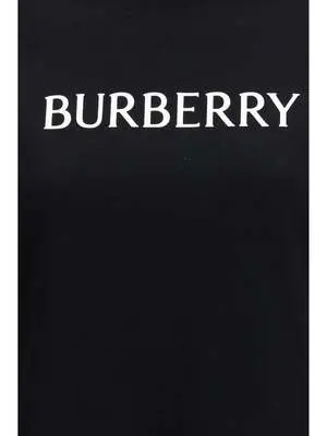 Burberry Cotton Logo T-shirt - Black