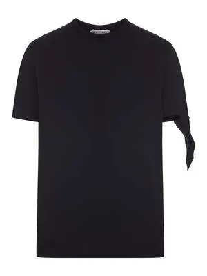 JW Anderson J.w.anderson T-shirt With Knotted Sleeves - Black
