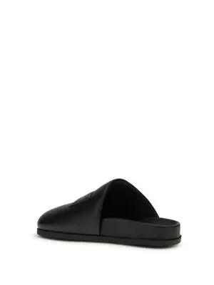 Givenchy Padded Leather Mules - Black
