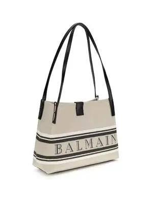 Balmain Canvas Shoulder Bag