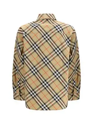Burberry Slim Fit Cotton Check Shirt - Multicolor