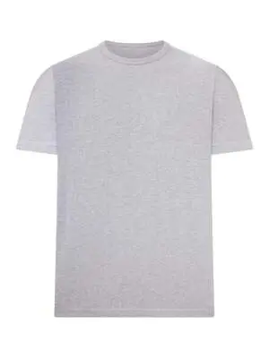 JW Anderson J.w.anderson T-shirt With Anchor Embroidered In Medium Grey Mélange - Multicolor