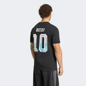 Adidas Messi Name&number Graphic T-shirt - Black