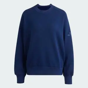 Adidas Soft Lux Loose Sweatshirt - Dark Blue