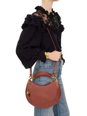 Chloé Banana Leather Shoulder Bag