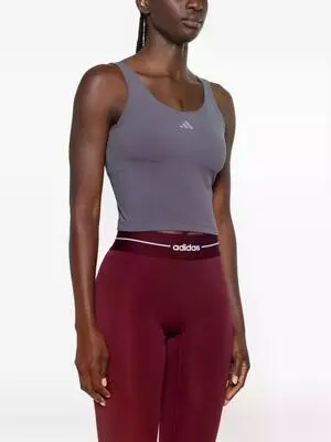 Adidas Logo-print Cropped Top