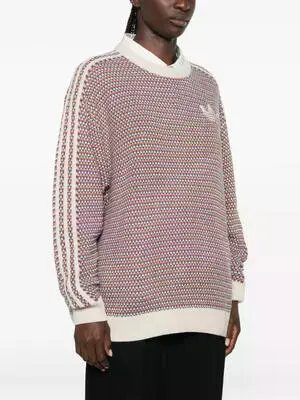 Adidas Trefoil Embroidered 3-stripes Sweater