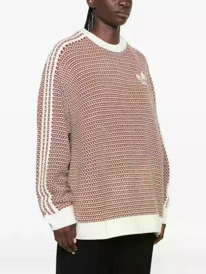 Adidas Trefoil Logo Embroidered Sweater