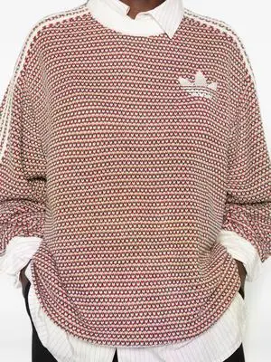 Adidas Trefoil Logo Embroidered Sweater