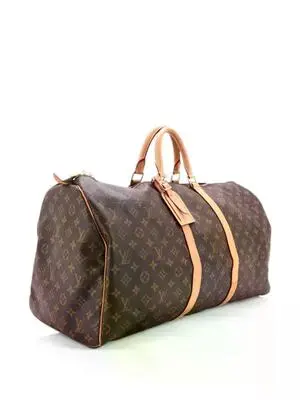 LOUIS VUITTON Keepall 55 Travel Bag Monogram Canvas