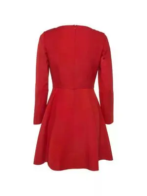 Valentino Garavani Crepe Mini Dress - Red