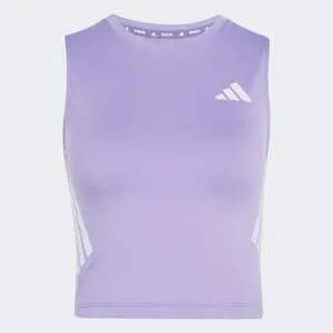 Adidas Adi365 Iconic Running Crop Tank - Magic Lilac