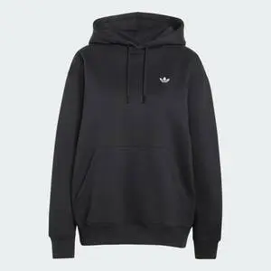 Adidas Essentials Oversized Fleece Hoodie - Black