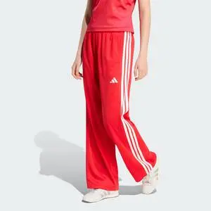 Adidas Dayready Wide Leg Trackpants - Pure Ruby