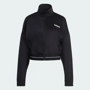 Adidas Hyperglam Cropped Track Top - Black