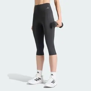 Adidas Optime Workout Contour Capri Leggings - Black