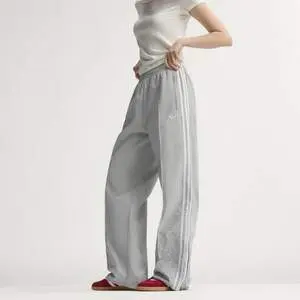 Adidas Floral Gfx Firebird Loose Track Pant Grey - Grey Two