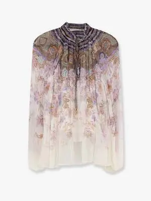 Zimmermann Luna Billow Viscose Shirt