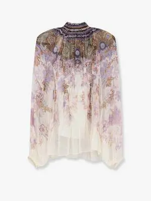 Zimmermann Luna Billow Viscose Shirt
