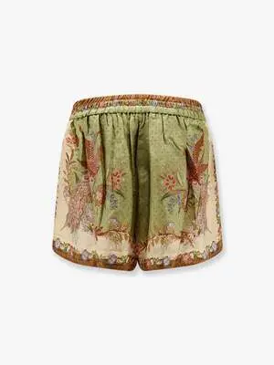 Zimmermann Indra Silk Shorts