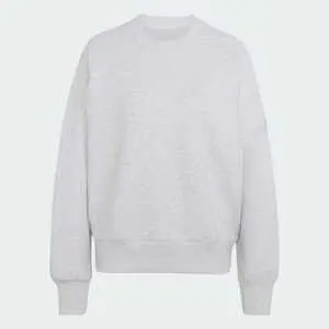 Adidas Soft Lux Loose Sweatshirt - Light Grey Heather
