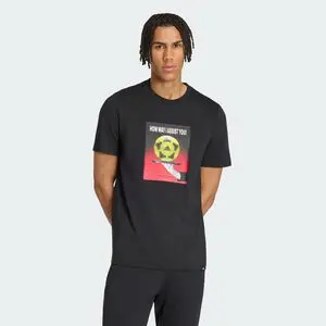 Adidas Soccer Slogan Graphic T-shirt - Black