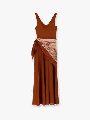 Zimmermann Aster Viscose Blend Long Dress