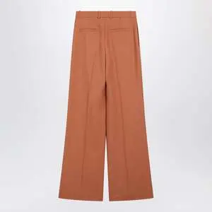 Chloé Burnt Flared Wool Trousers