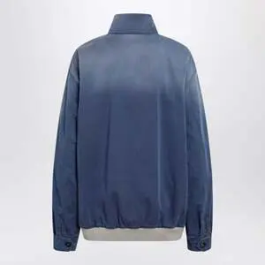 Miu Miu Old-washed Twill Blouson Jacket - Cream