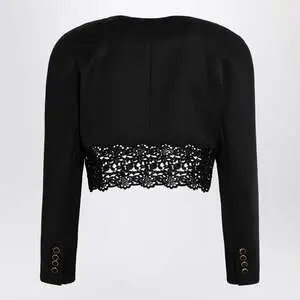 Chloé Cropped Jacket With Openwork Trim